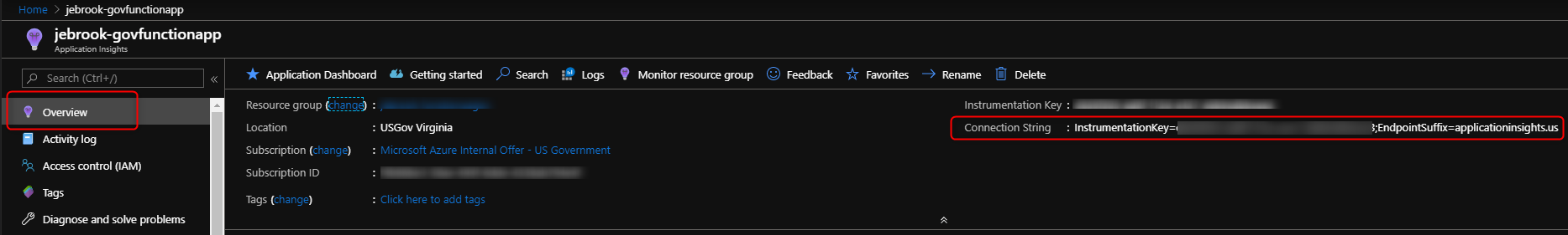 Application Insights Integration with Function Apps in Azure Government ...