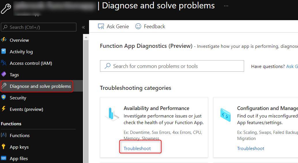Troubleshooting Azure Functions – Mr. Brooks' Blog